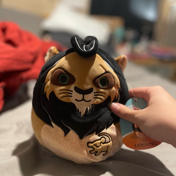 Disney | Toys | Disney Lion King Scar Squishmallow Plush Black And Tan ...